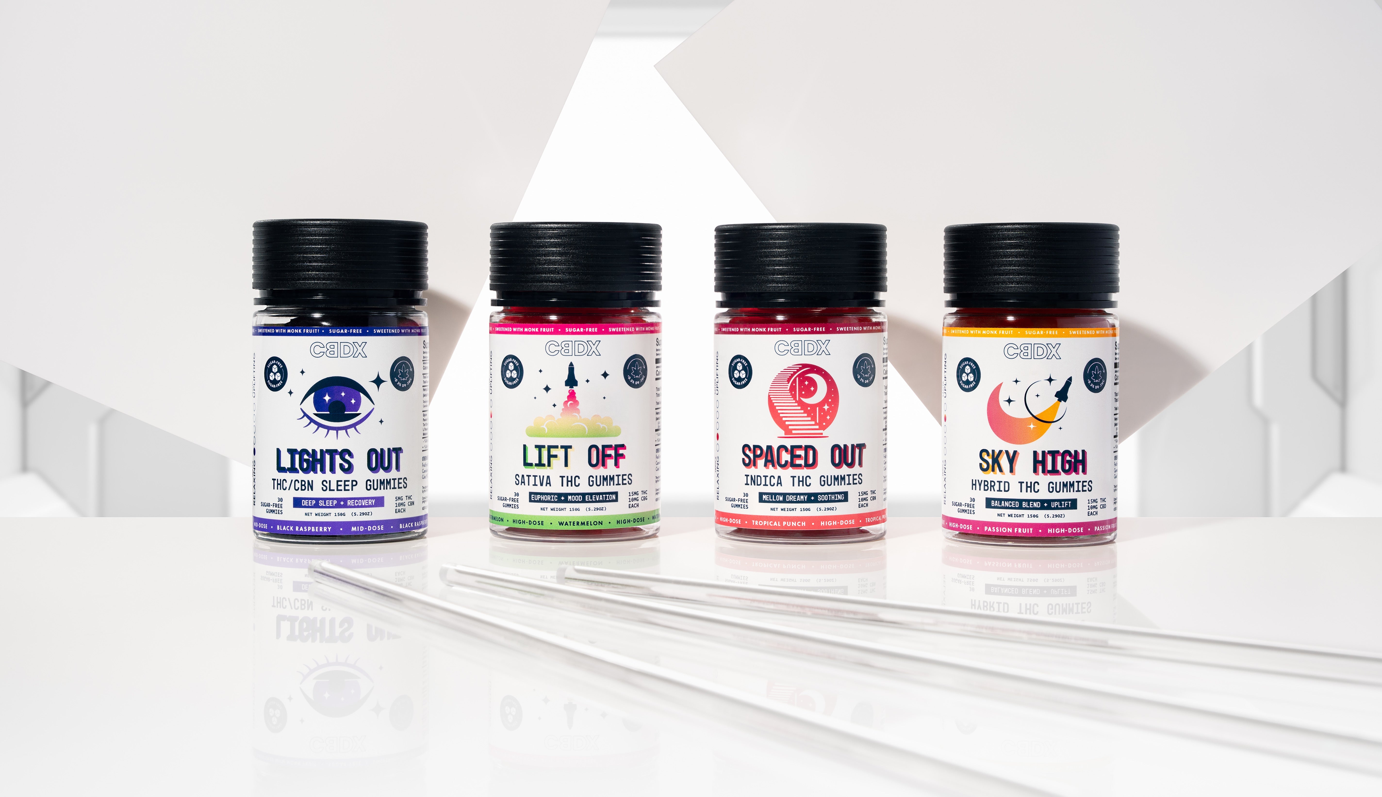 Premium THC Gummies – Sugar-Free & Cane Sugar Options | CBDX – CBDX.com