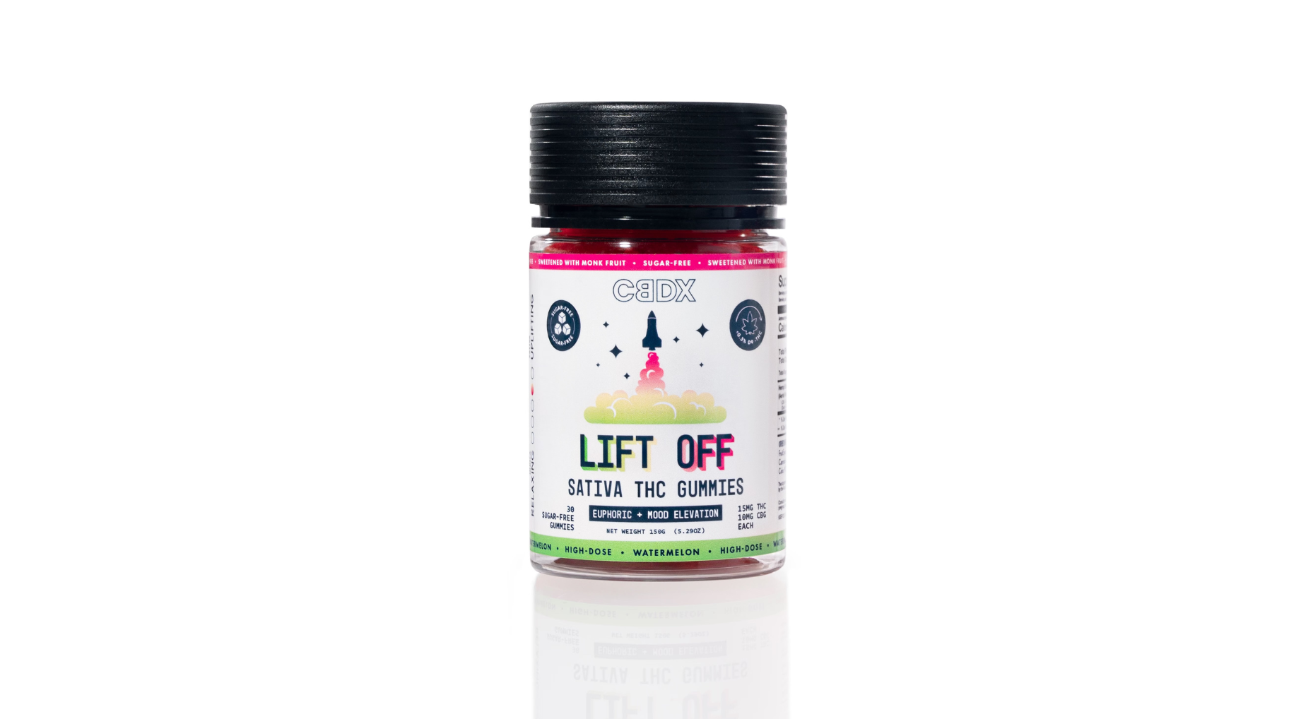 Lift Off - Sativa THC Edibles | Sugar-Free Sativa Gummies | CBDX – CBDX.com
