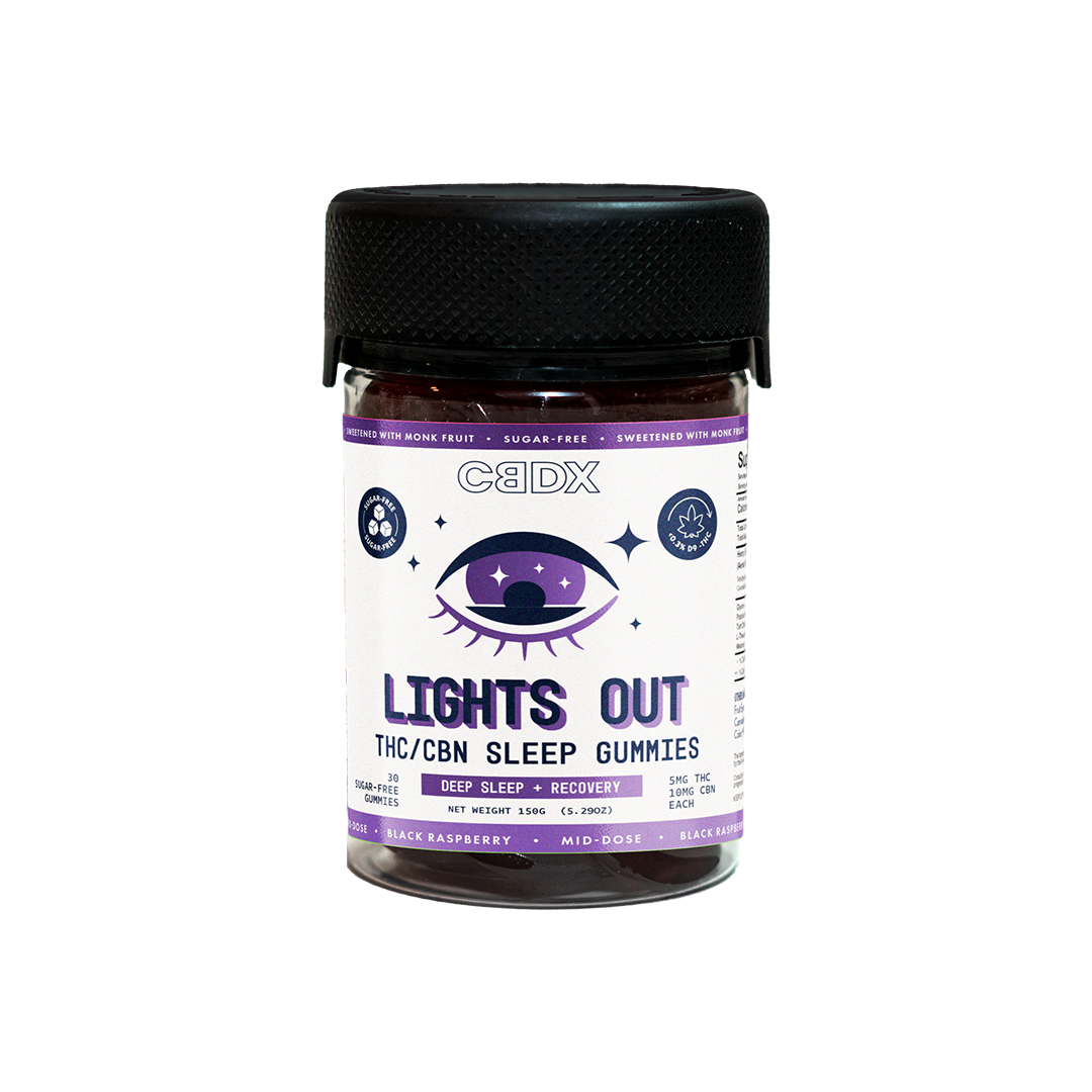 Lights Out - Sleep THC Edibles | Sugar-Free Sleep Gummies with Monk ...