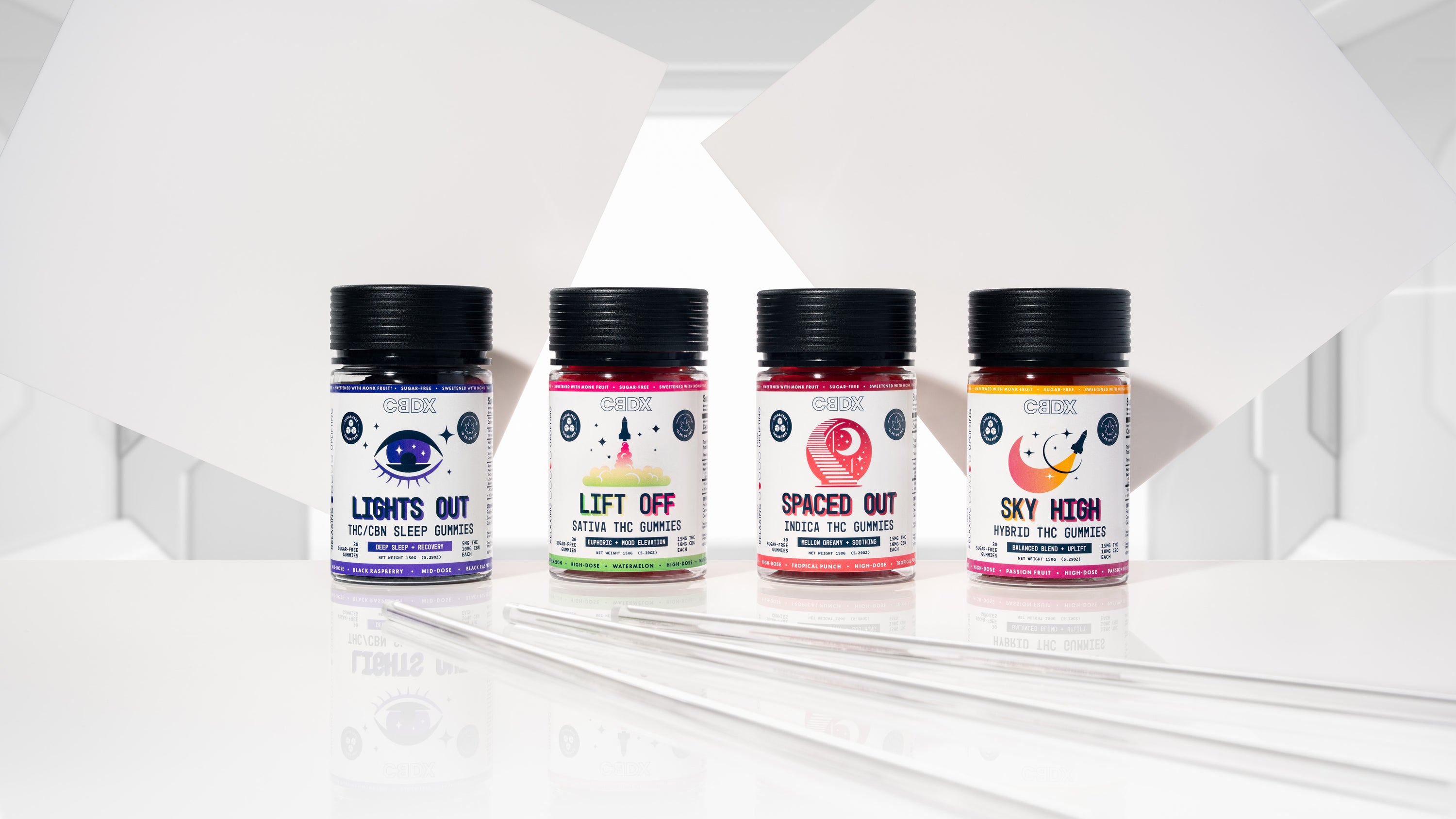 CBDX Premium THC Gummies – Sugar-Free & Cane Sugar Options – CBDX.com