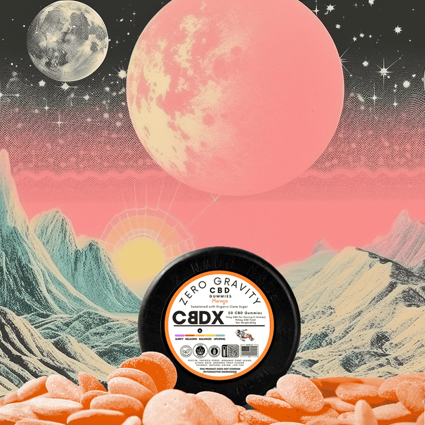 Zero Gravity CBD Gummies – 20 mg CBD | Non-THC Relaxation – CBDX – CBDX.com